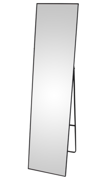 מראה מעוצבת רגל מתכת שחורה - לויזון מרקט - Levizon Market