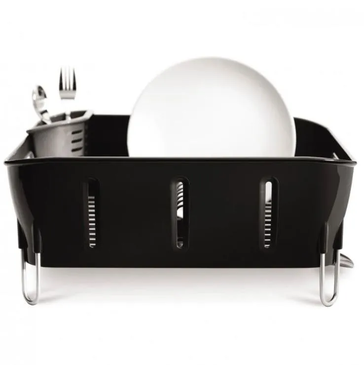 מתקן לייבוש כלים קומפקט שחור סימפלהיומן Simplehuman - לויזון מרקט - Levizon Market